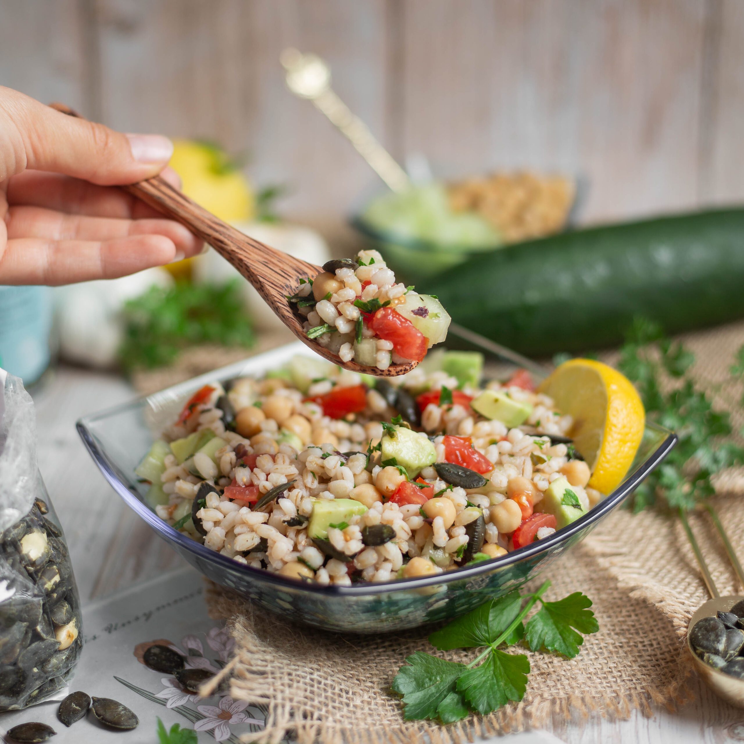 Hladna ješprenova solata - Hladna in brez olja - Eva-licious recepti